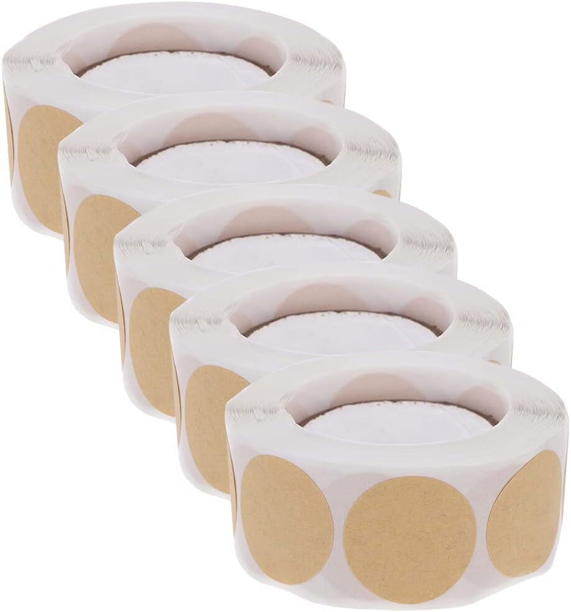 5 Rolls Colored Dot Stickers Round Label Sticker Round Classification ...