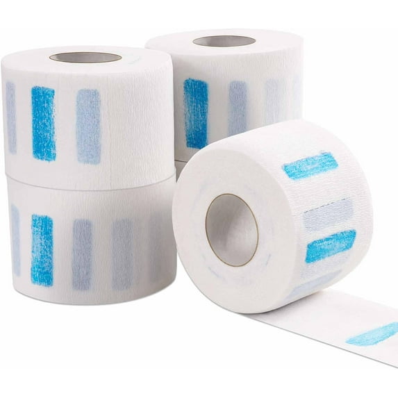 5 Rolls Disposable Barber Paper Neck Strips, Professional Stretchy ...