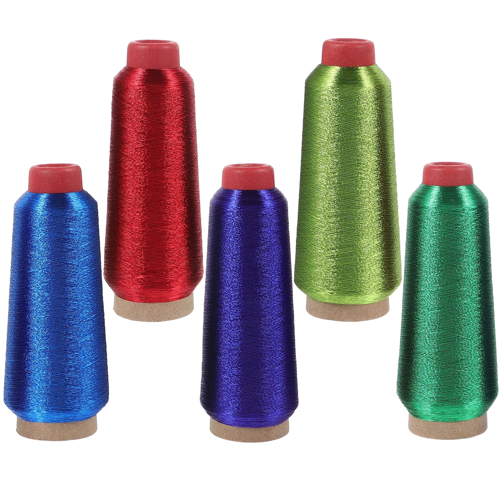 5 Rolls Embroidery Metallic Floss Cross Stitch Thread - Walmart.com