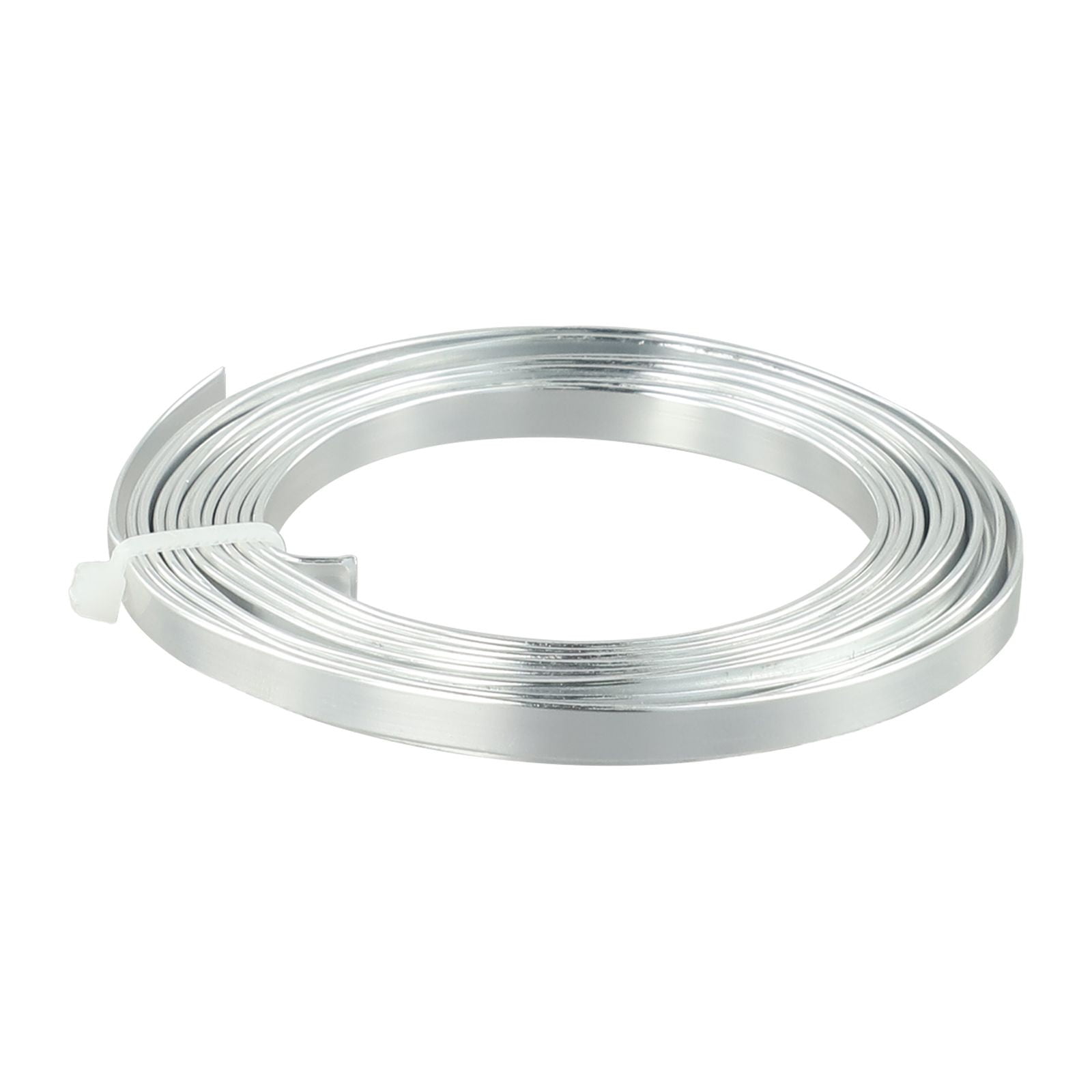 5 Rolls Flat Silver Aluminum Wire Jewelry Making Cord Crafts - Walmart.com
