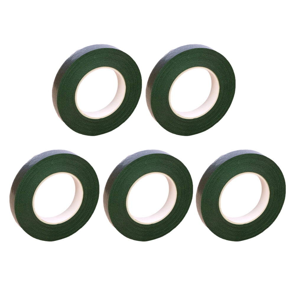 5 Rolls Gardening Green Adhesive Tape Multi-purpose Self-adhesive Tape ...