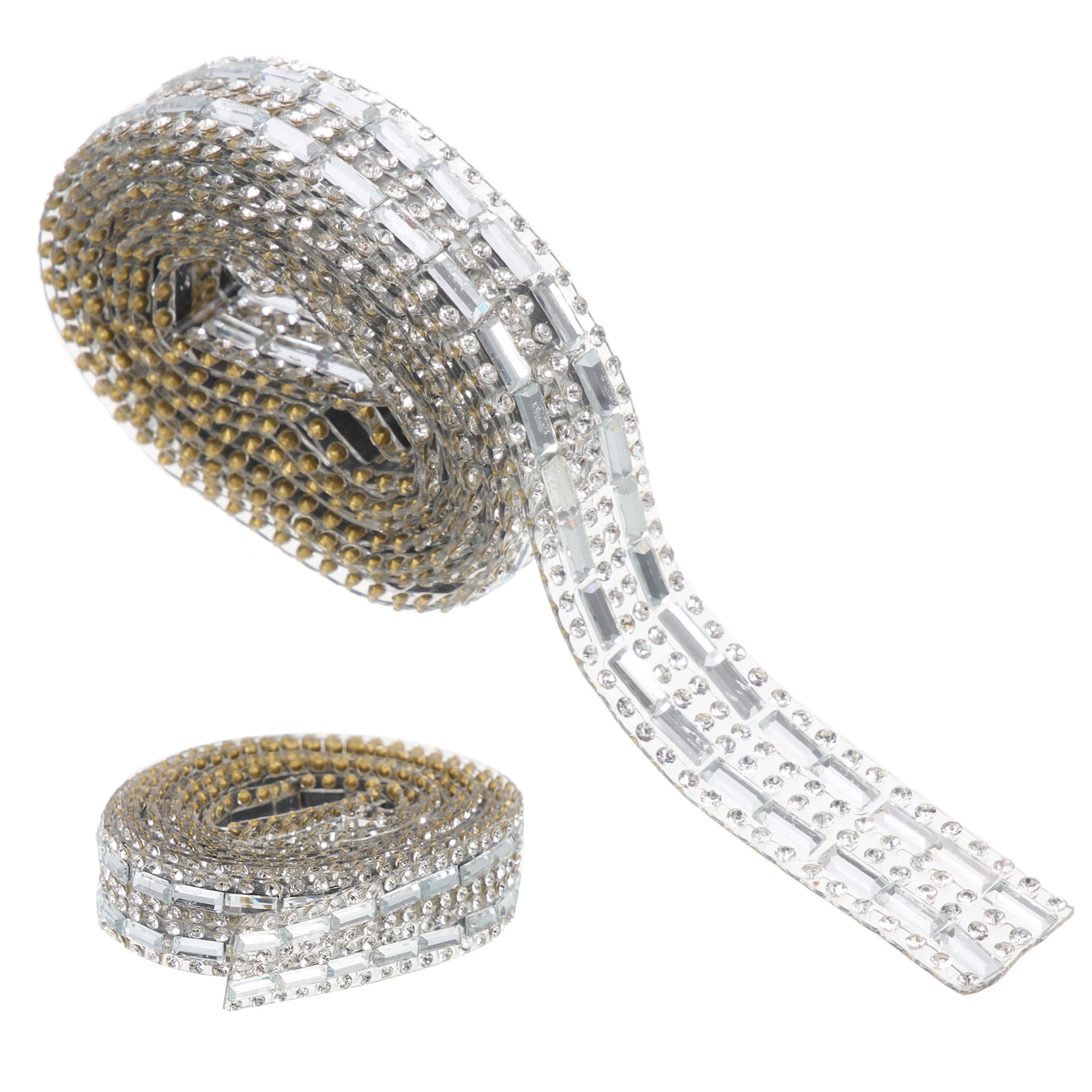 5 Rolls Glass Rhinestone Band Wedding Decoration Bride - Walmart.com