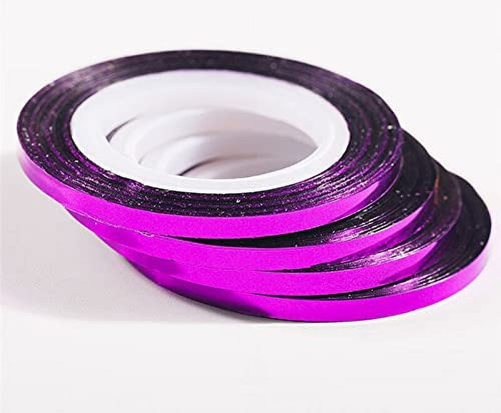 5 Rolls Glitter Nail Art Striping Tape Lines Width 3mm-Striping Tape ...