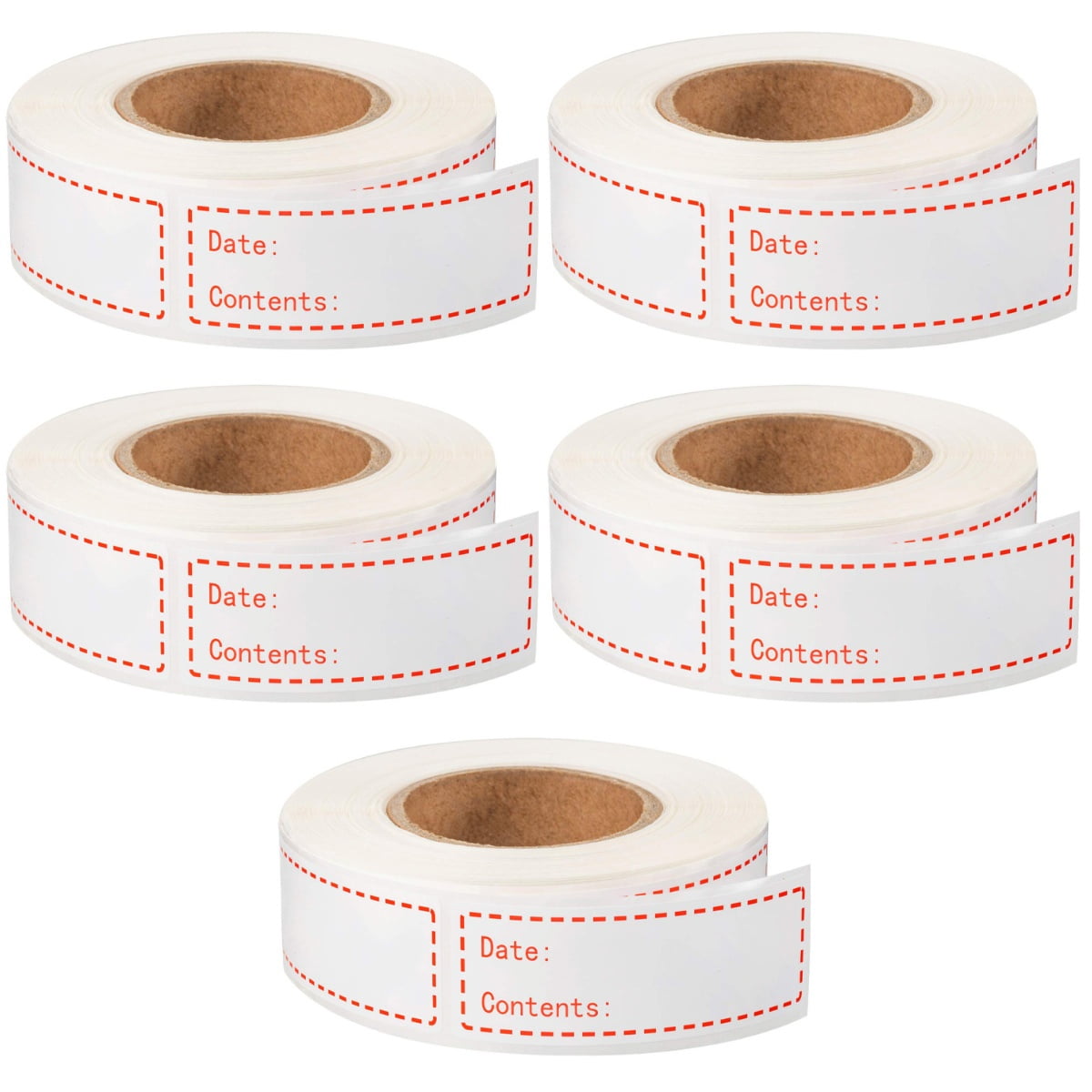 5 Rolls Holders Refrigerator Label Freezer Labels Reminder Stickers ...