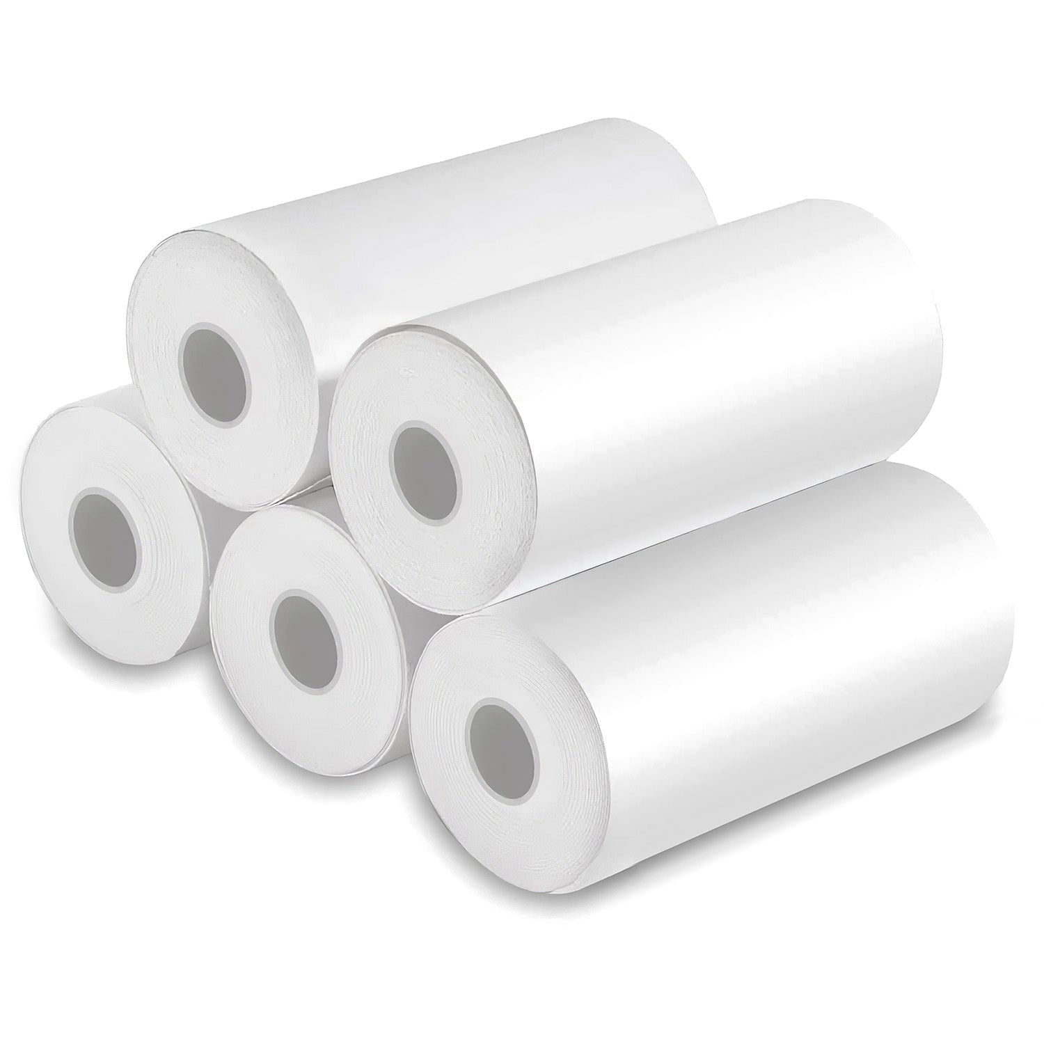 5 Rolls Regular Printer Paper Plate Mini Thermal Printing Paper ...