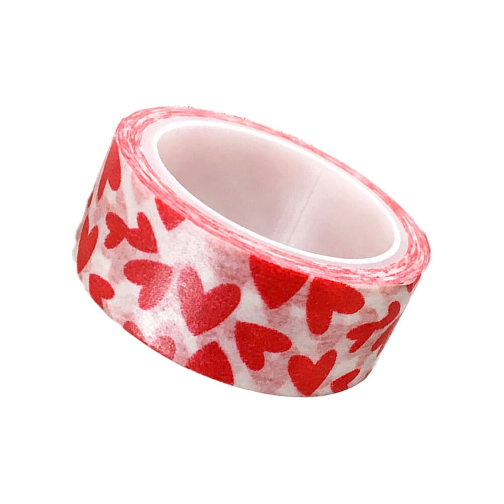 5 Rolls Ribbons DIY Decorative Tape Tearable Tape 5pcs Red - Walmart.com
