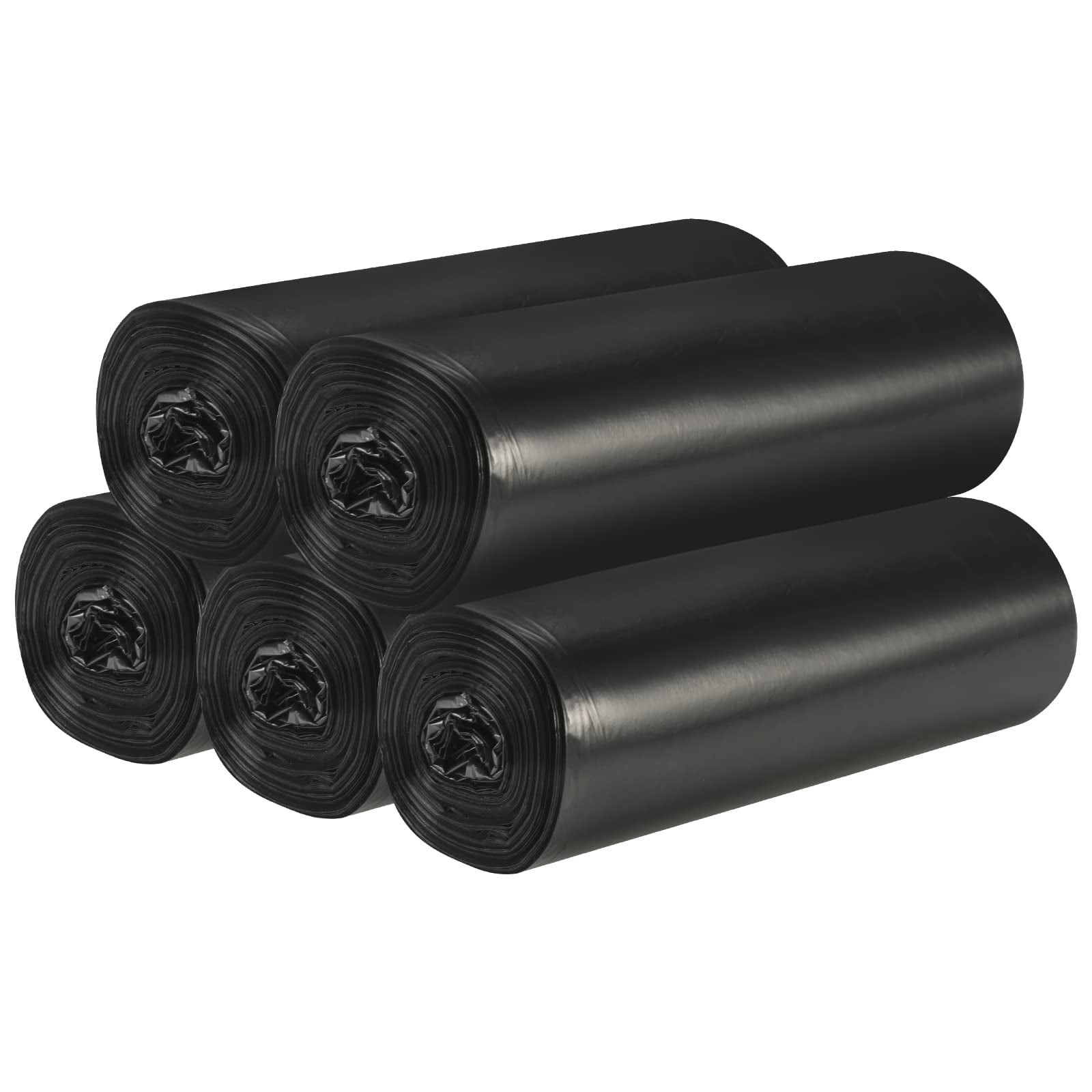 5 Rolls Small Trash AIF9 Garbage Bags, 4 Gallon Strong Thin Material ...