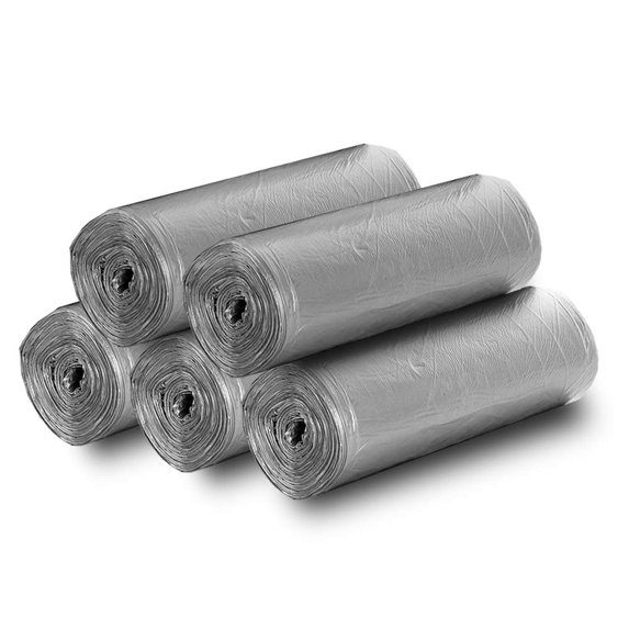 5 Rolls Small Trash Garbage Bags,4 Gallon Strong Thin Material ...