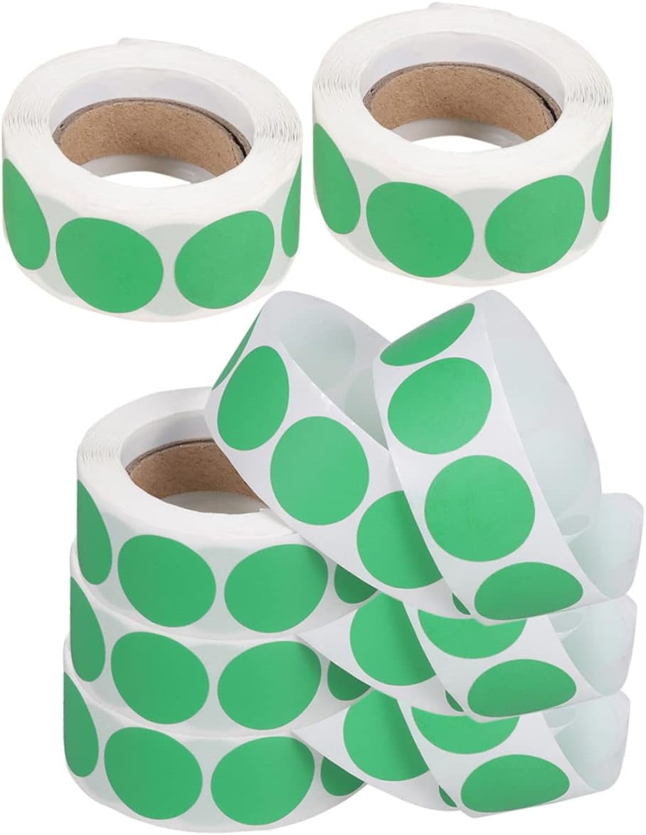 5 Rolls Sticker Label Impresora De Sticker Lucky Label Green Gifts Gift ...