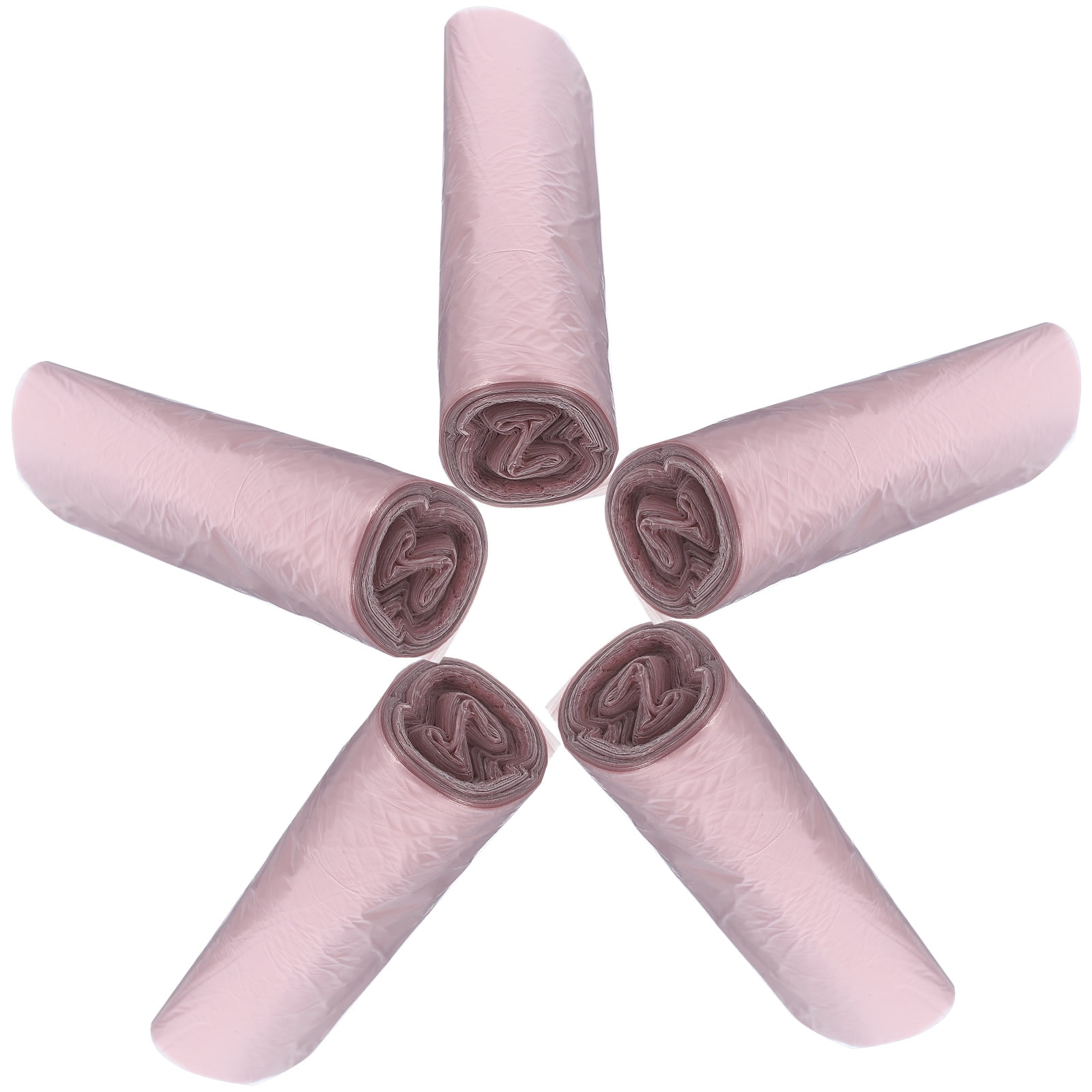 Eease 5 Gallon Thick Garbage Bags, 5 Rolls, 500 Count, Rose Gold ...