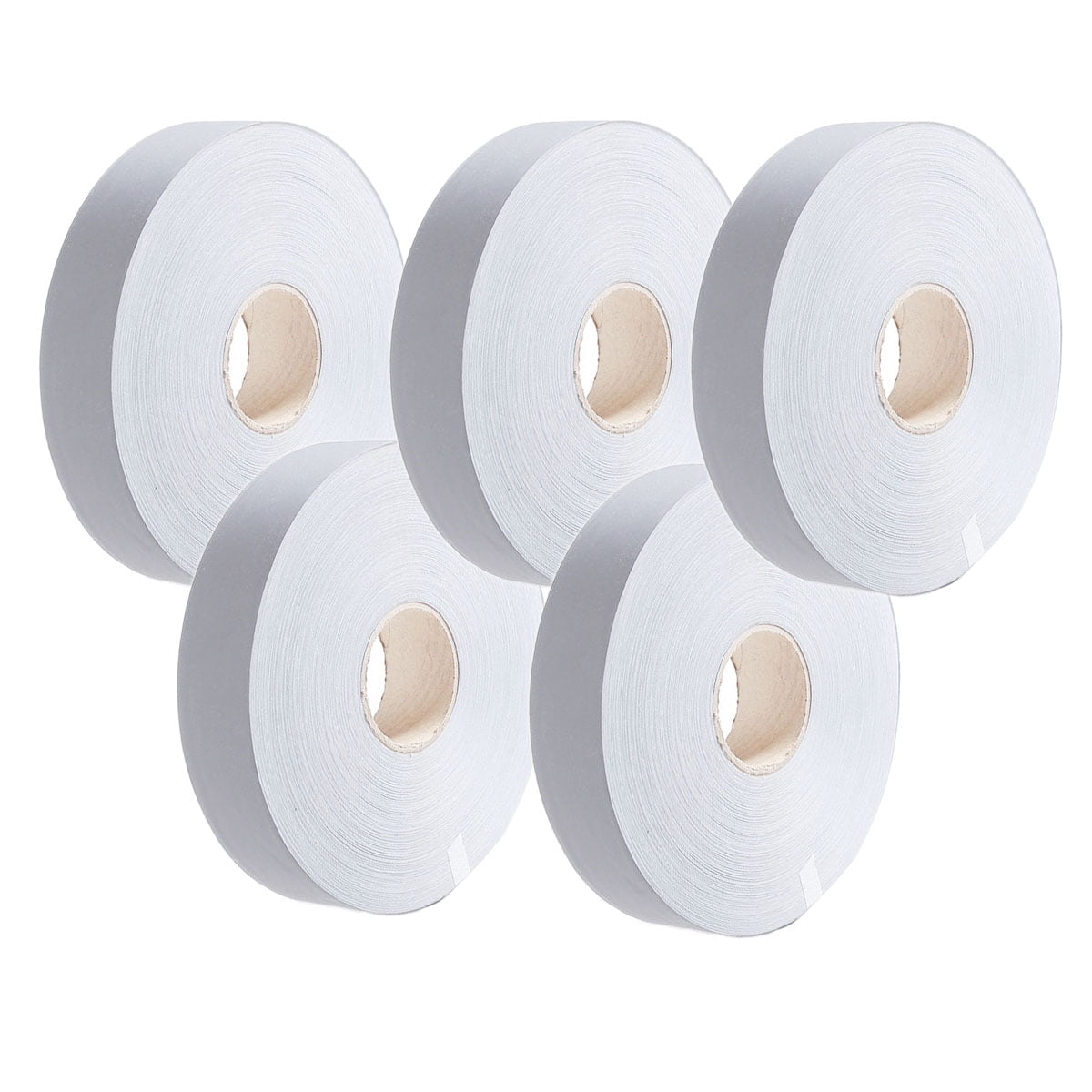 5 Rolls White Gray Reflective Fabric Safty Strip Safety Sew On ...