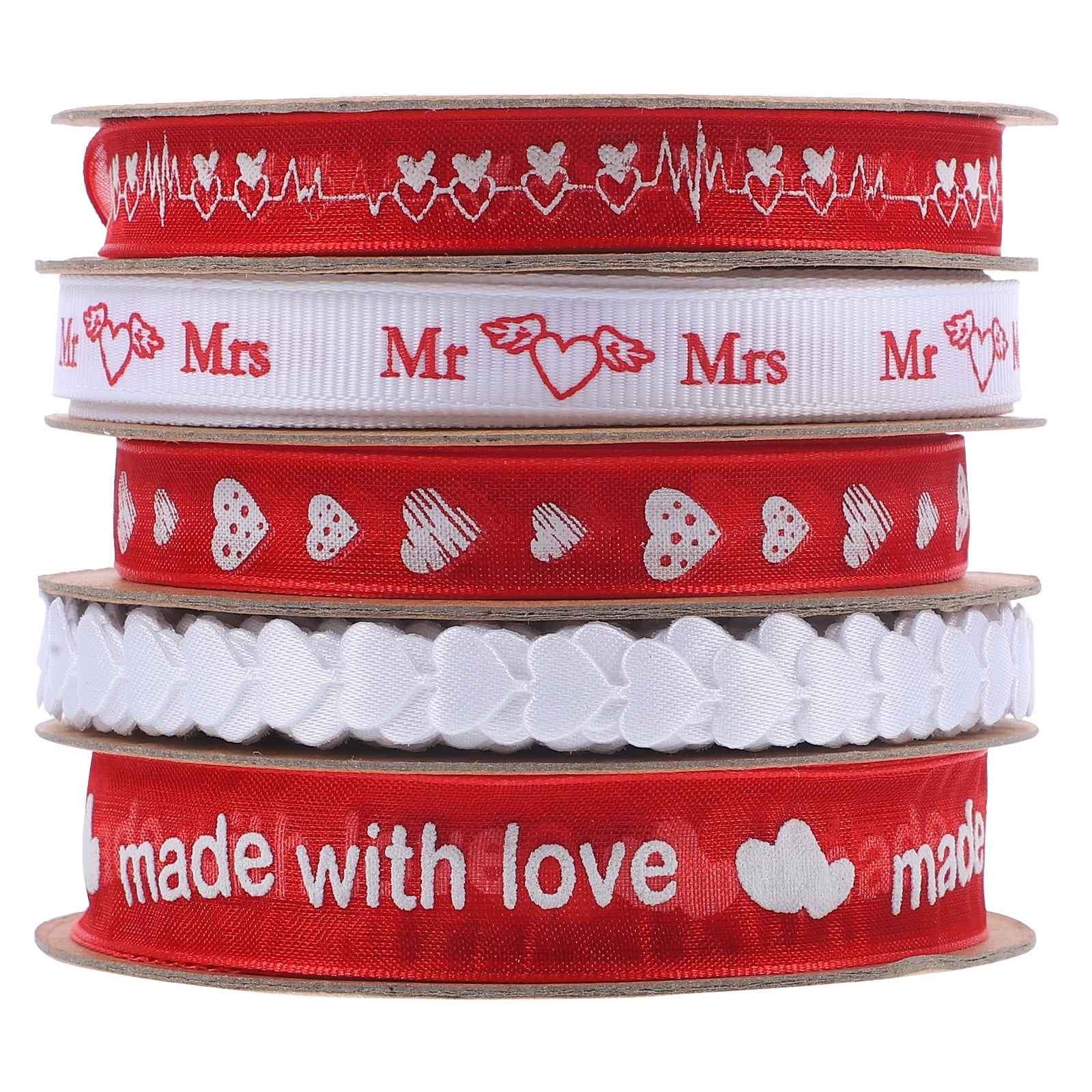 Homoyoyo Decorative Valentine Element Ribbons Assorted Colors for ...
