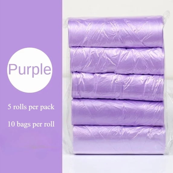 5 Rolls/pack Household Disposable Trash Pouch Small Trash Bags Kitchen ...