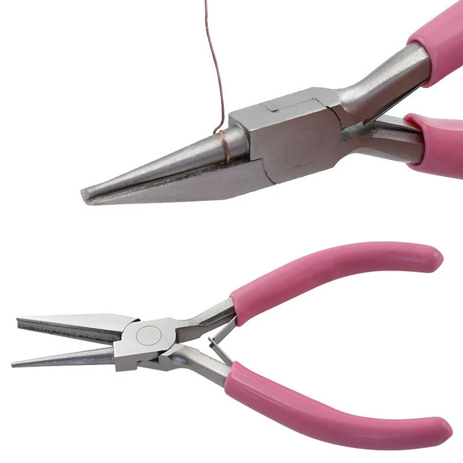 5” Round Concave Pliers Mini Winding Pliers Half Groove Half Round Nose ...