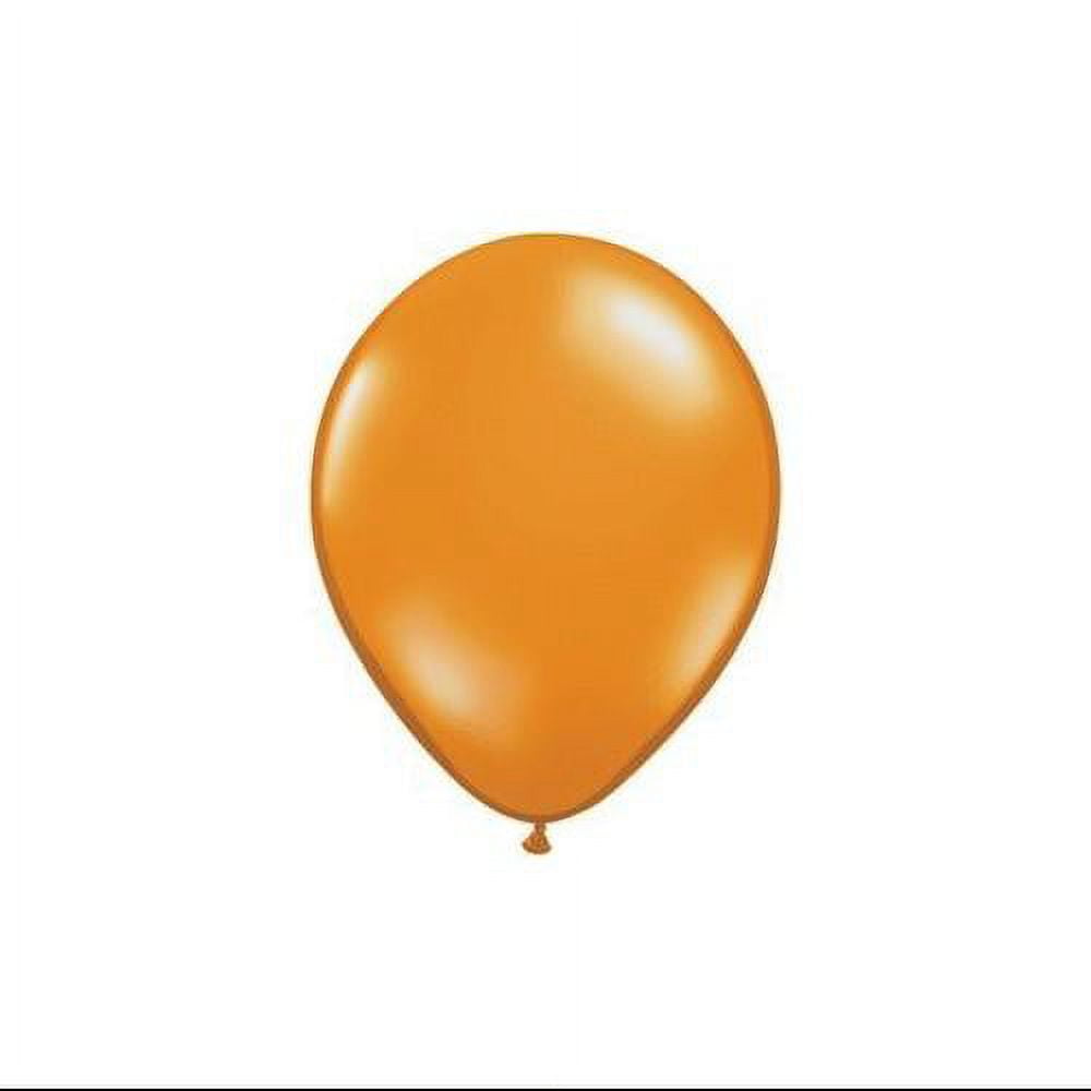 5" Round Mandarin Orange Qualatex Latex Balloons 100ct - Walmart.com