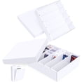 5 Row Trading Card Storage Box, 1 Pack Cardboard Storage Box with ...