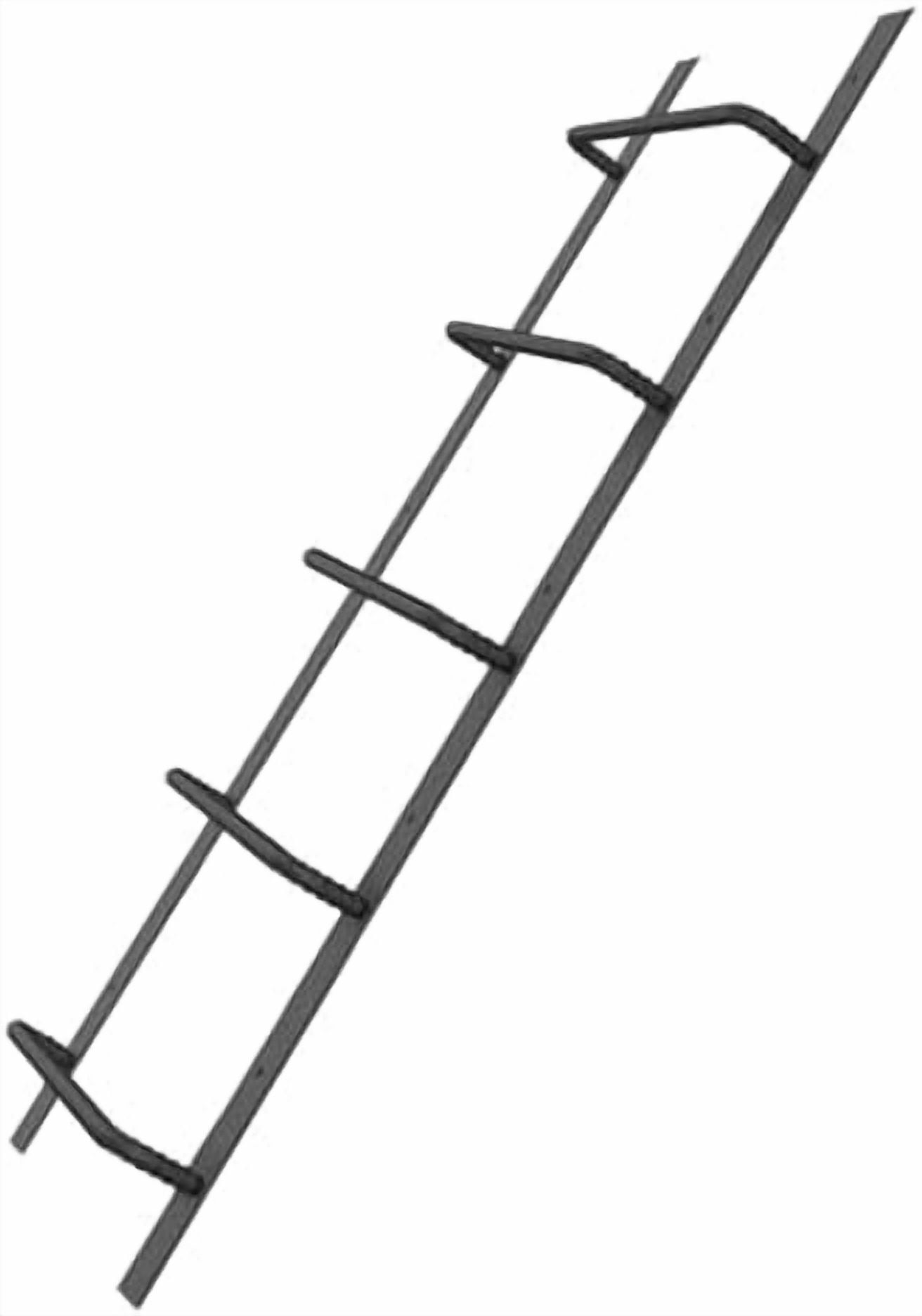 5-Rung Window Well Ladder, Heavy Duty Steel Basement Egress, Fire ...