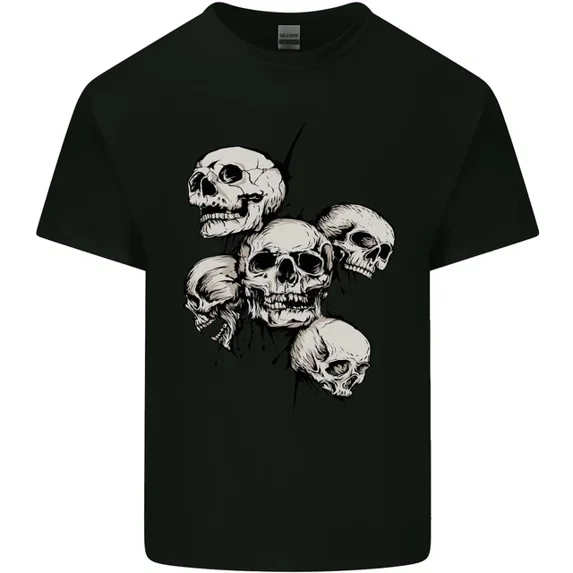 5 S Demons Biker Gothic Heavy Metal T-Shirt - Walmart.com