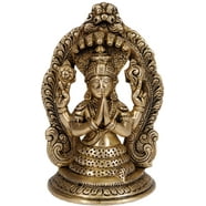 Brass Virat Roop of Lord Vishnu Statue 3186g, Large Vishnu Krishna Idol ...
