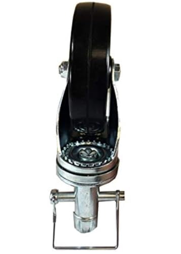 5" Scaffold Rolling Tower Caster 1 Inch Round stem Hard Rubber Wheel ...