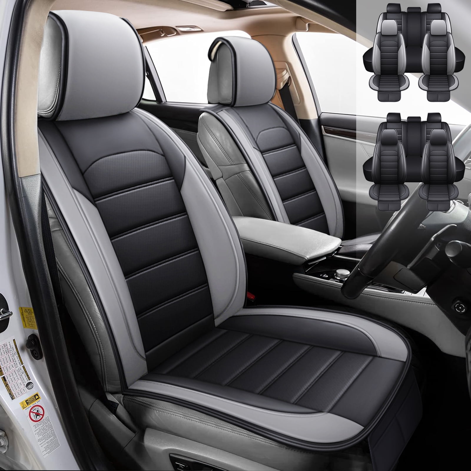 5 Seats For Lexus NX350,NX350h,RX400h,RX450h Car Seat Cover Faux ...