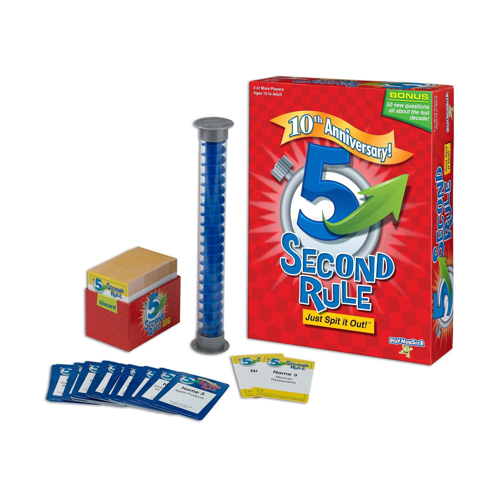 5 Second Game Simple Questions Card Game for Family Fun Travel Game ...