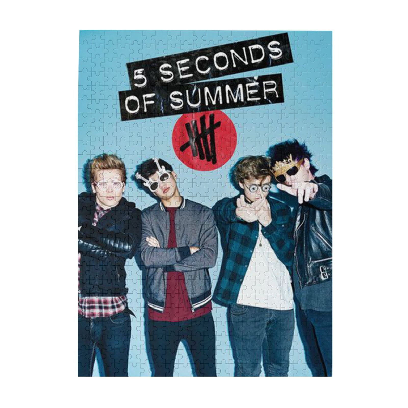 5 Seconds Of Summer 5sos 500 Piece Jigsaw Puzzle Wooden Puzzle Birthday ...