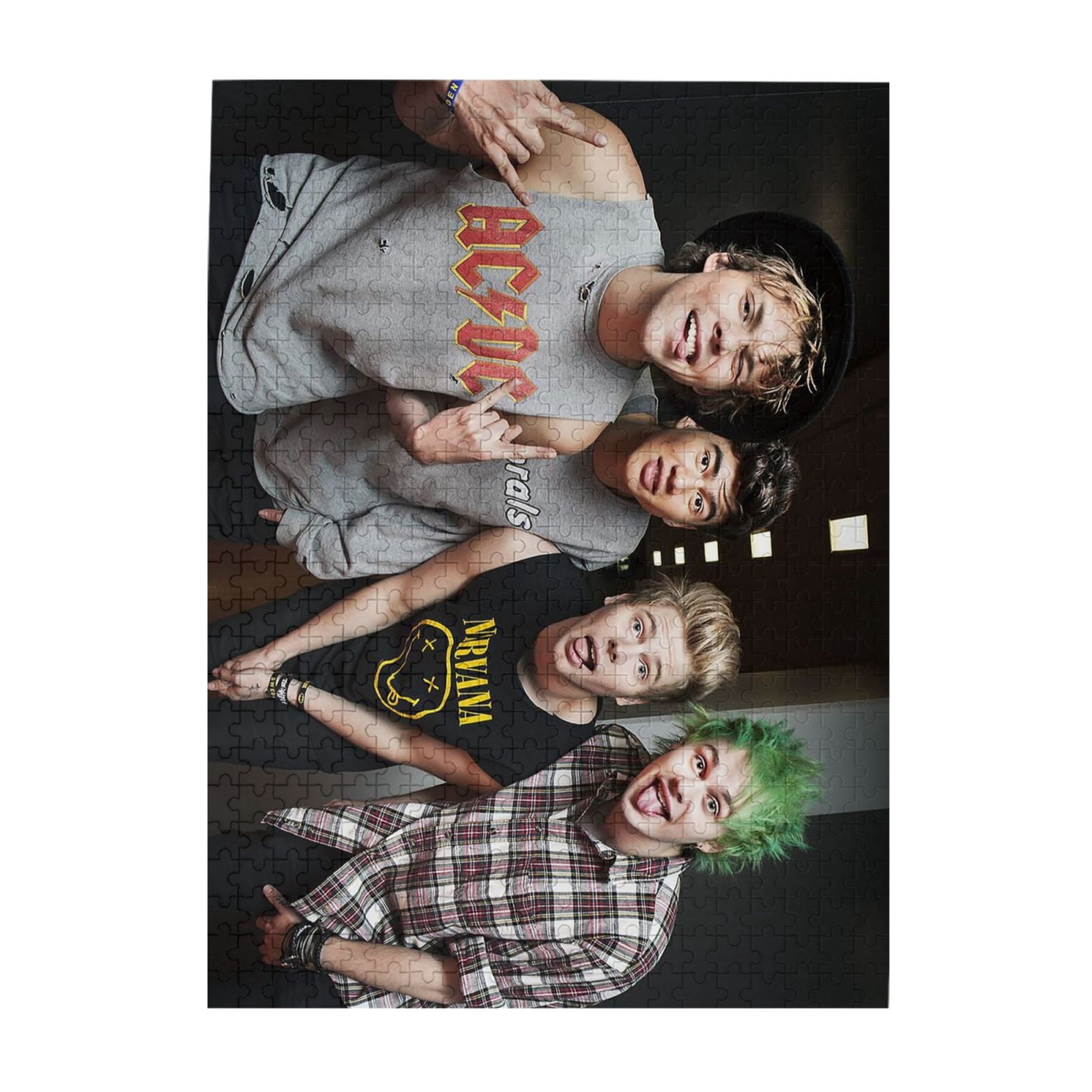 5 Seconds Of Summer 5sos 500 Piece Jigsaw Puzzle Wooden Puzzle Birthday ...