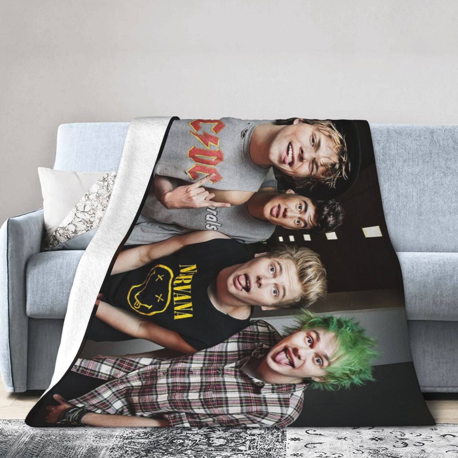 5 Seconds Of Summer 5sos Blanket Soft Warm Flannel Air Conditioning ...