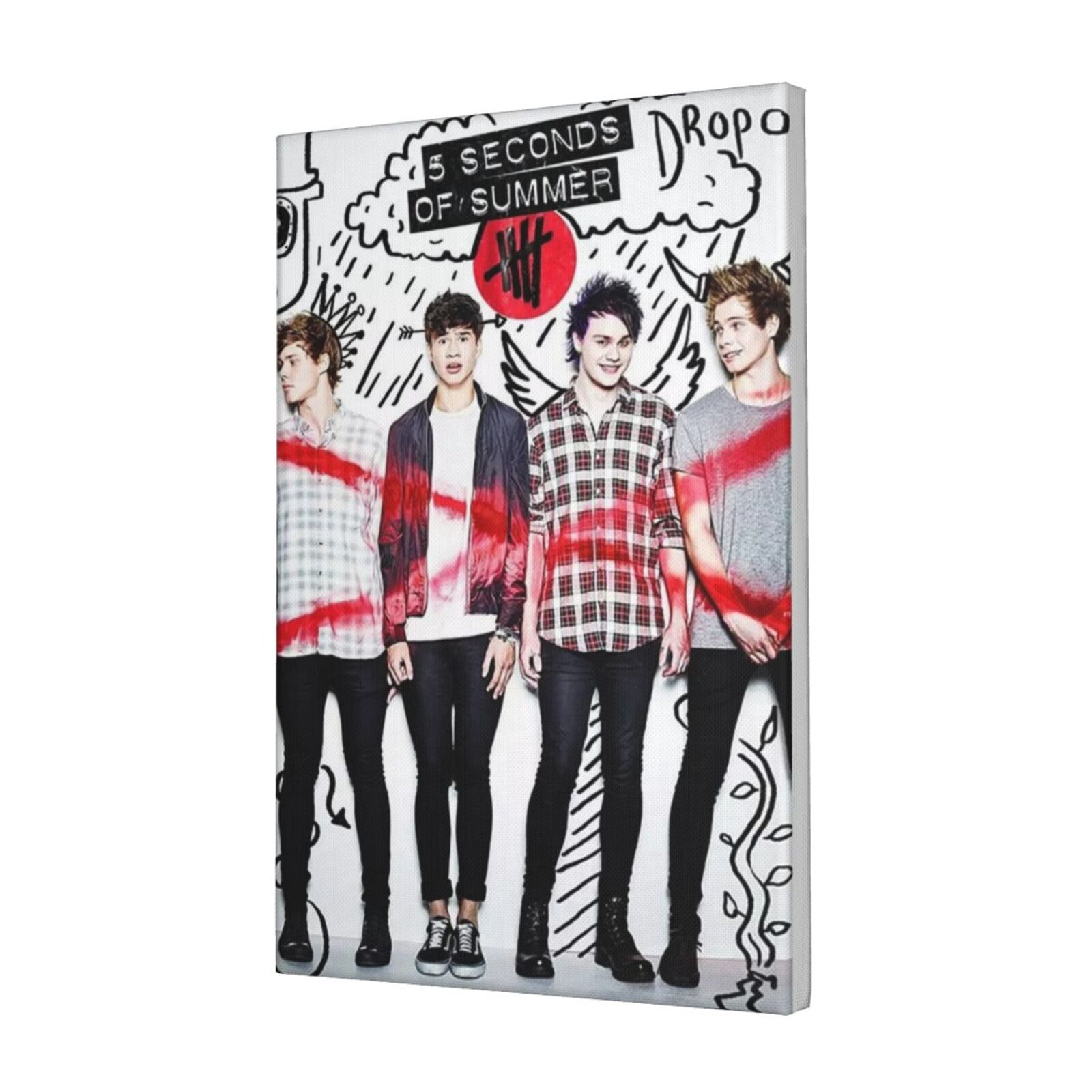 5 Seconds Of Summer 5sos Wall Art Digitally Printed Canvas Decorative ...