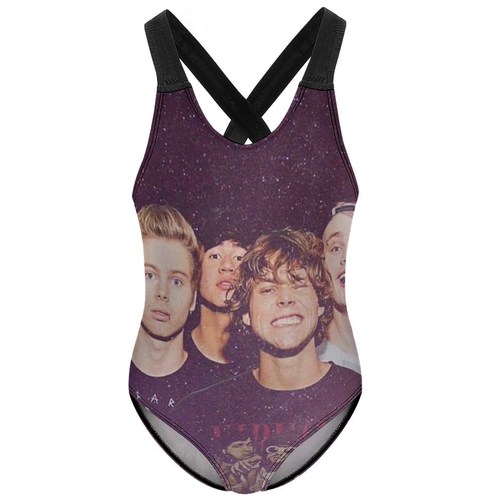 5 Seconds of Summer 5Sos Girls One-piece Swimsuit Beach Pool Kids ...