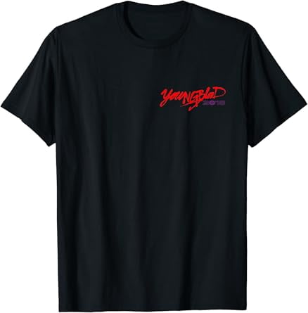 5 Seconds of Summer - Youngblood Logo Rose Front Back Print T-Shirt ...