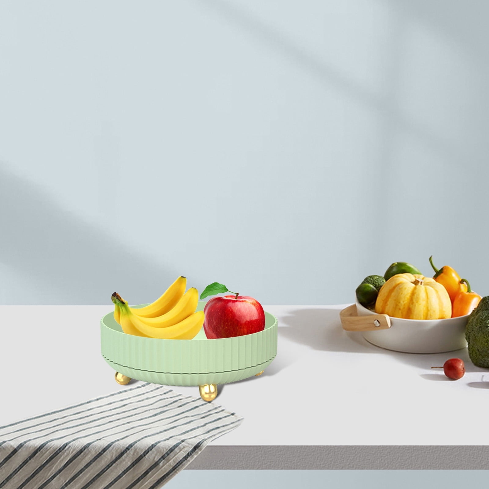 5-Segment Rotating Snack Tray | Creative Fruit & Candy Storage ...