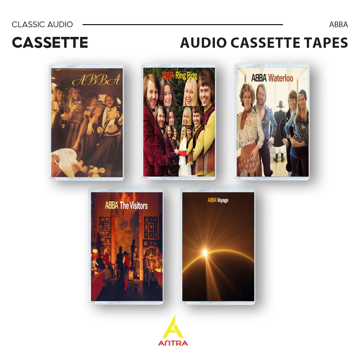 5 Set Albums Fan-made - ABBA Cassette Tape Collection – Self-Titled ...