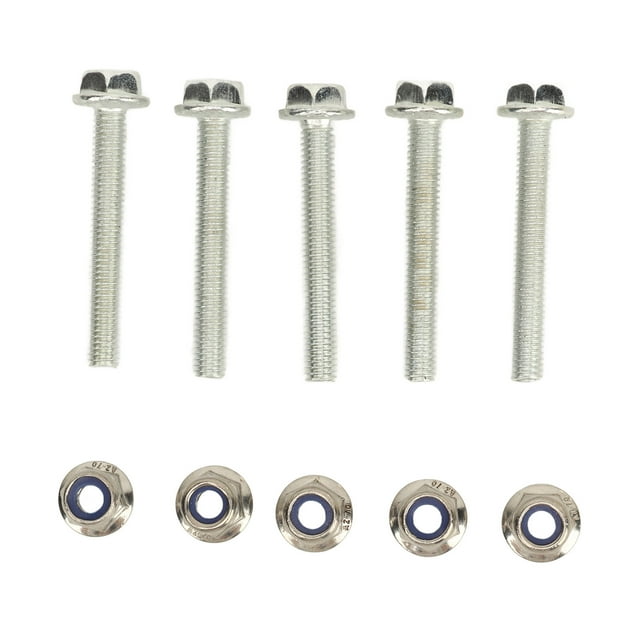 5 Set Auger Shear Bolt Lock Nut Kit 19M7834 Auger Shear Pin Bolts and ...