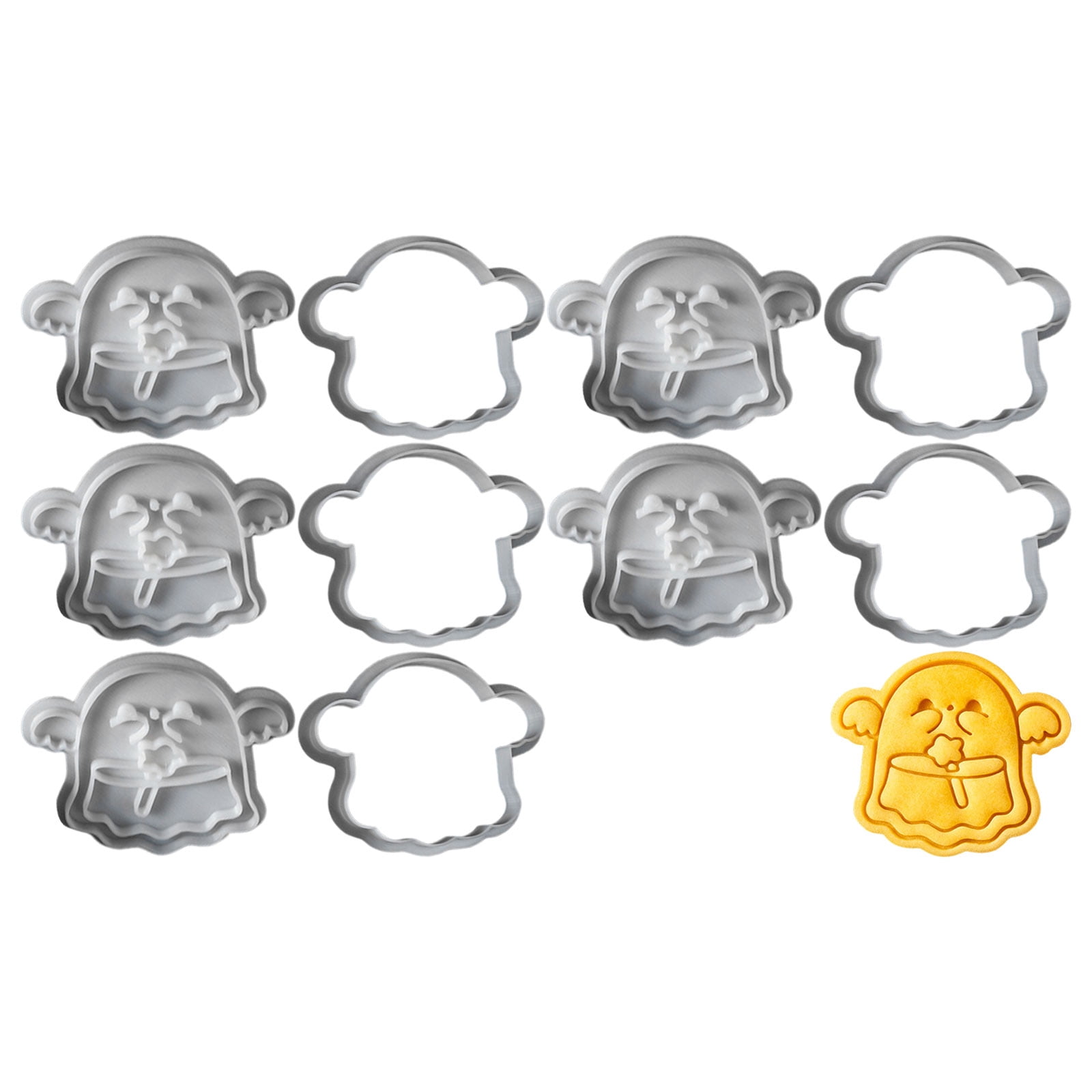 5 Set Biscuit Molds Small Cookie Molds Halloween Small Biscuit Cutter ...