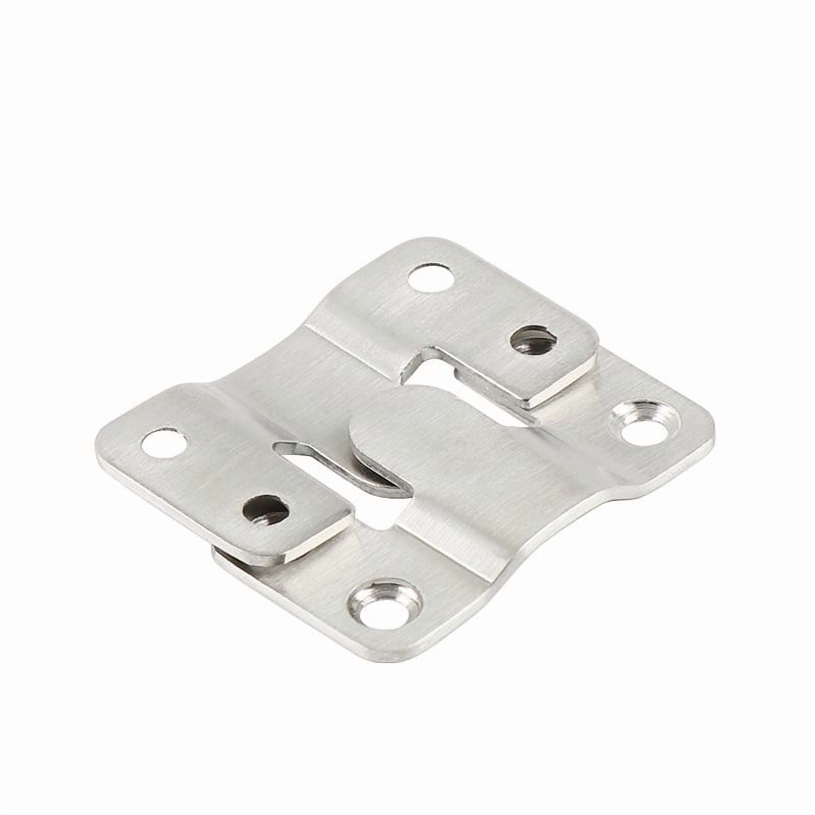 5 Set Flush Mount Bracket Hanging Buckle Kit, Stainless Steel Heavy ...