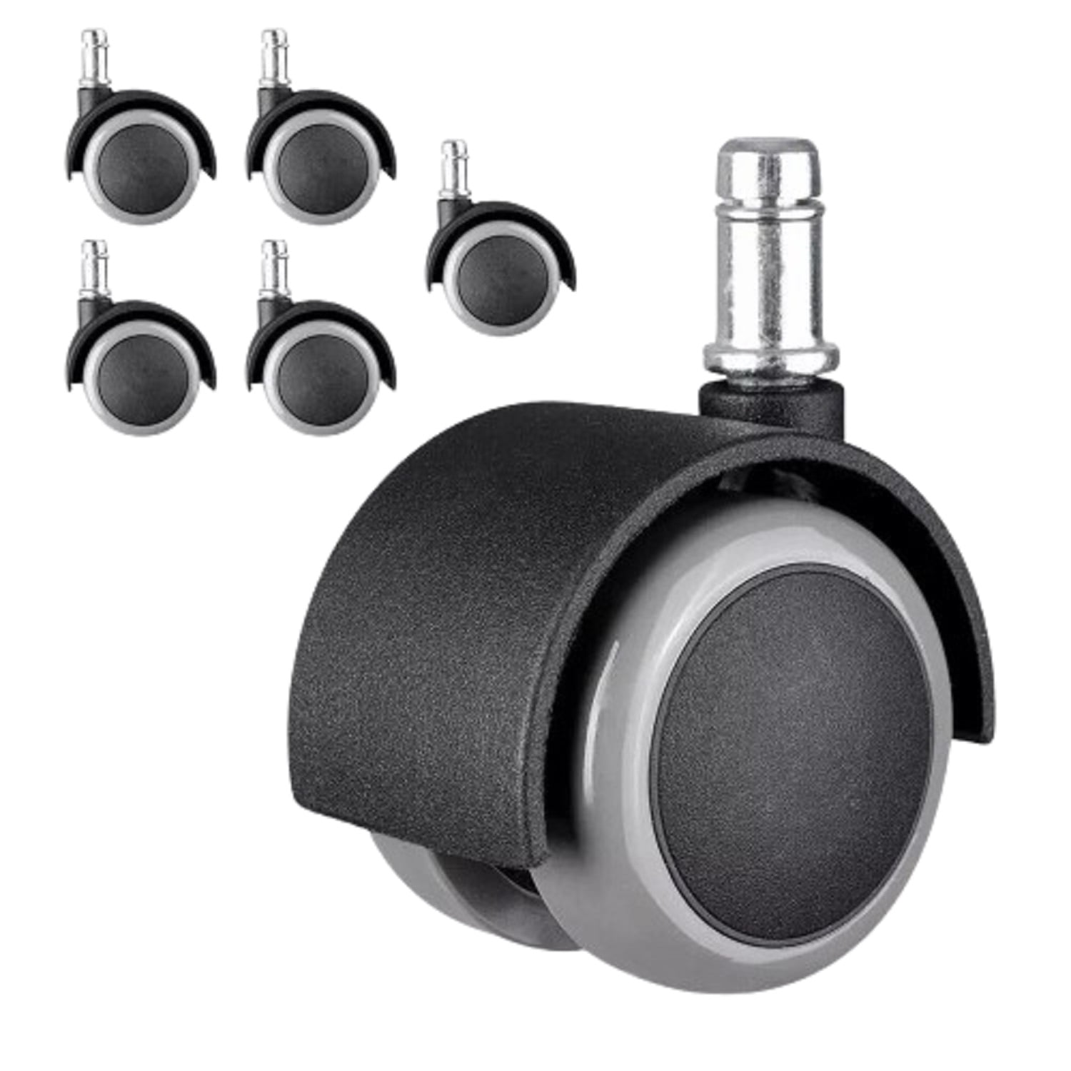 5 Set Office Chair Caster Wheels Replacement Swivel 2" Casters ...