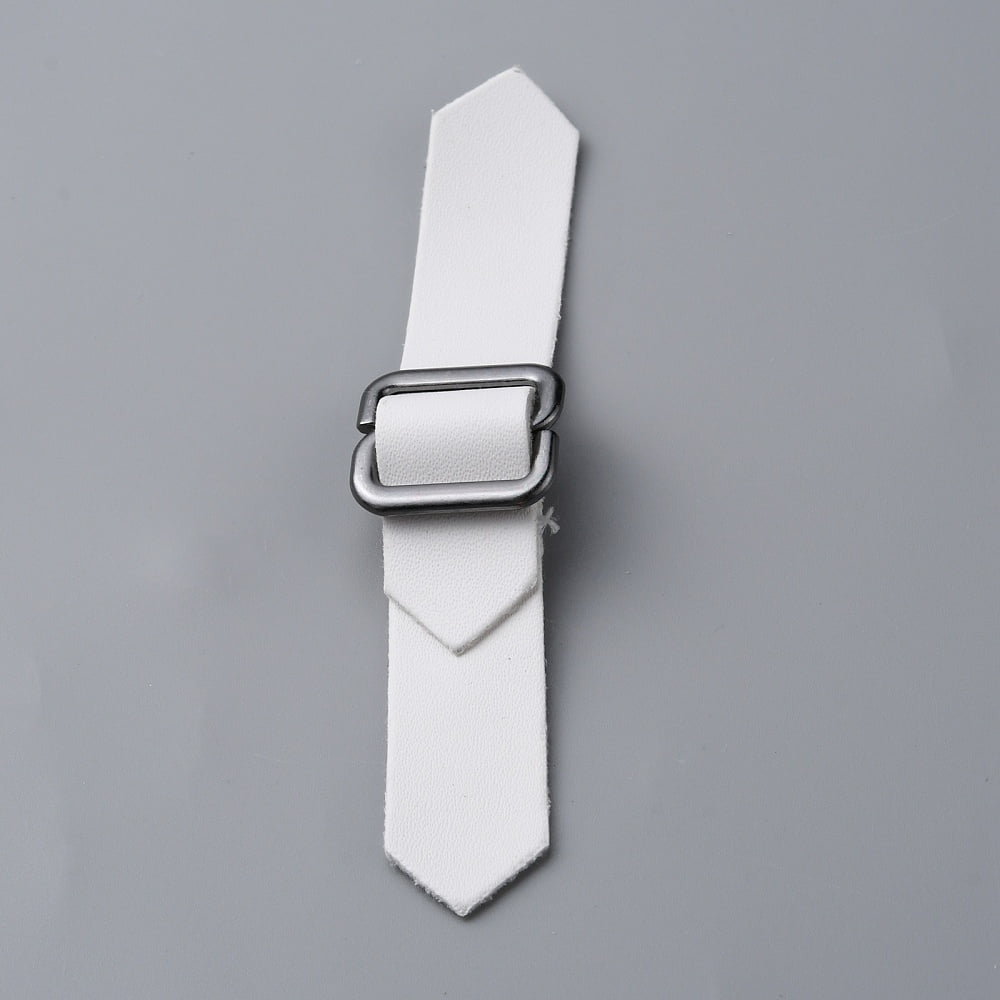 5 Set PU Leather Buckles Tab Closures Cloak Clasp Fasteners with Zinc ...