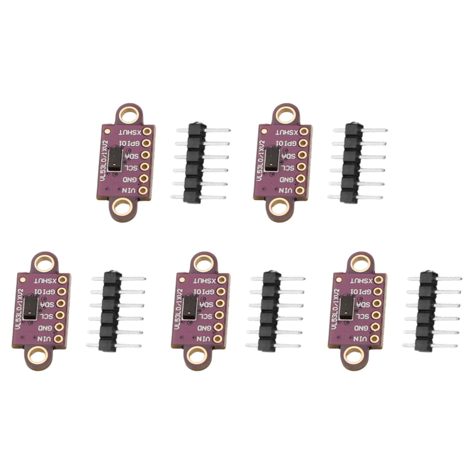 5 Set Ranging Sensor Modules for Vl53L0X for Gesture Sensing Obstacle ...