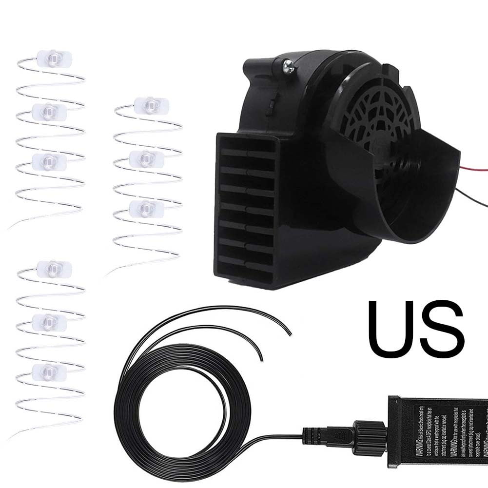5 Set Replacement Fan Blower 12V Mini Air Blower With 3 LED Light ...
