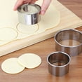 5 Set Round Circle Stainless Steel Cookie Cutter Biscuit DIY Baking ...