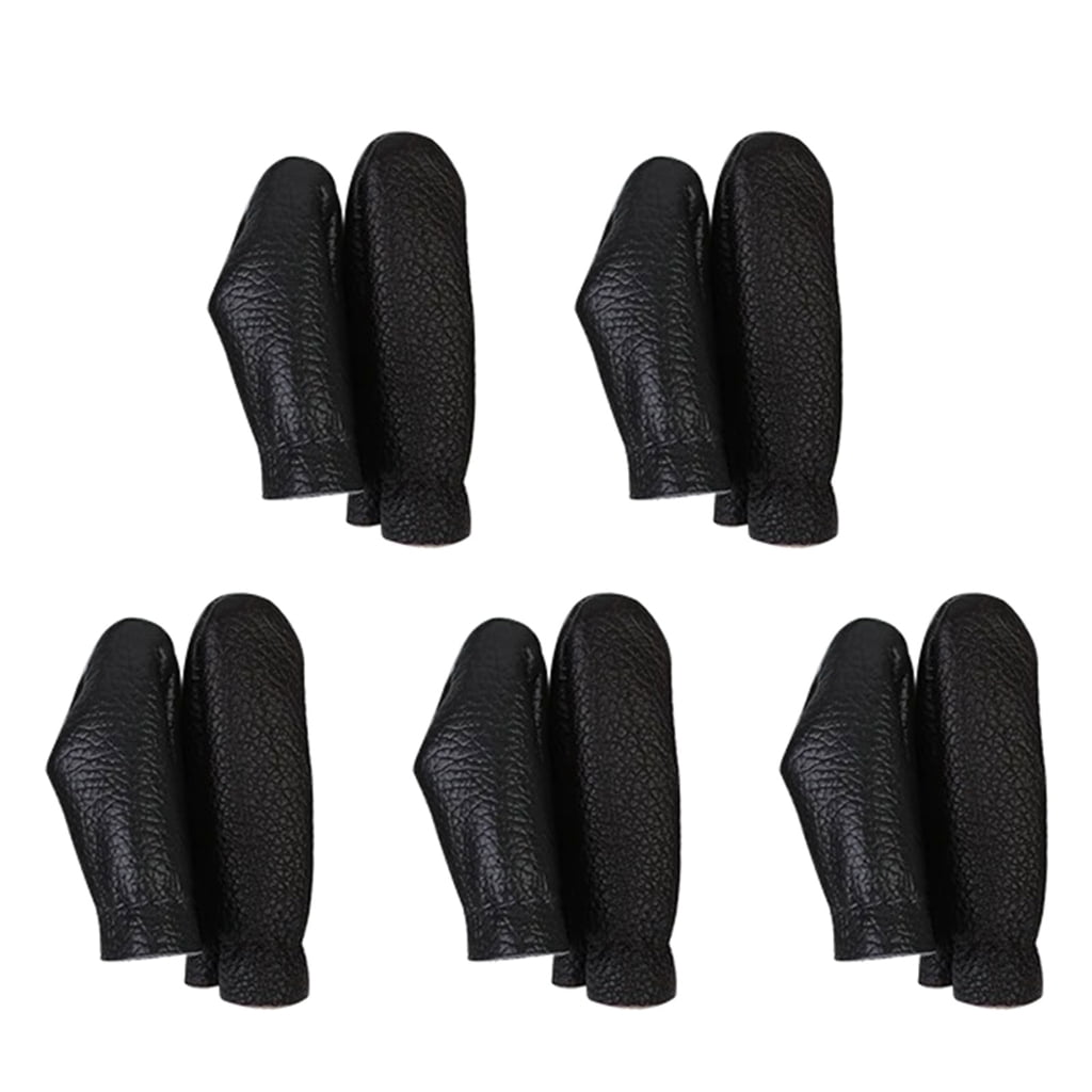 5 Sets/10Sets Leather Thimble Finger Protector Thumb and Index Finger ...