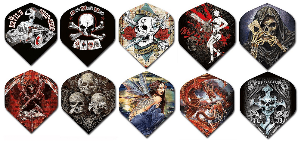 5 Sets (15 Flights) Pentathlon ALCHEMY Standard Mixed Ex-Tough Dart ...