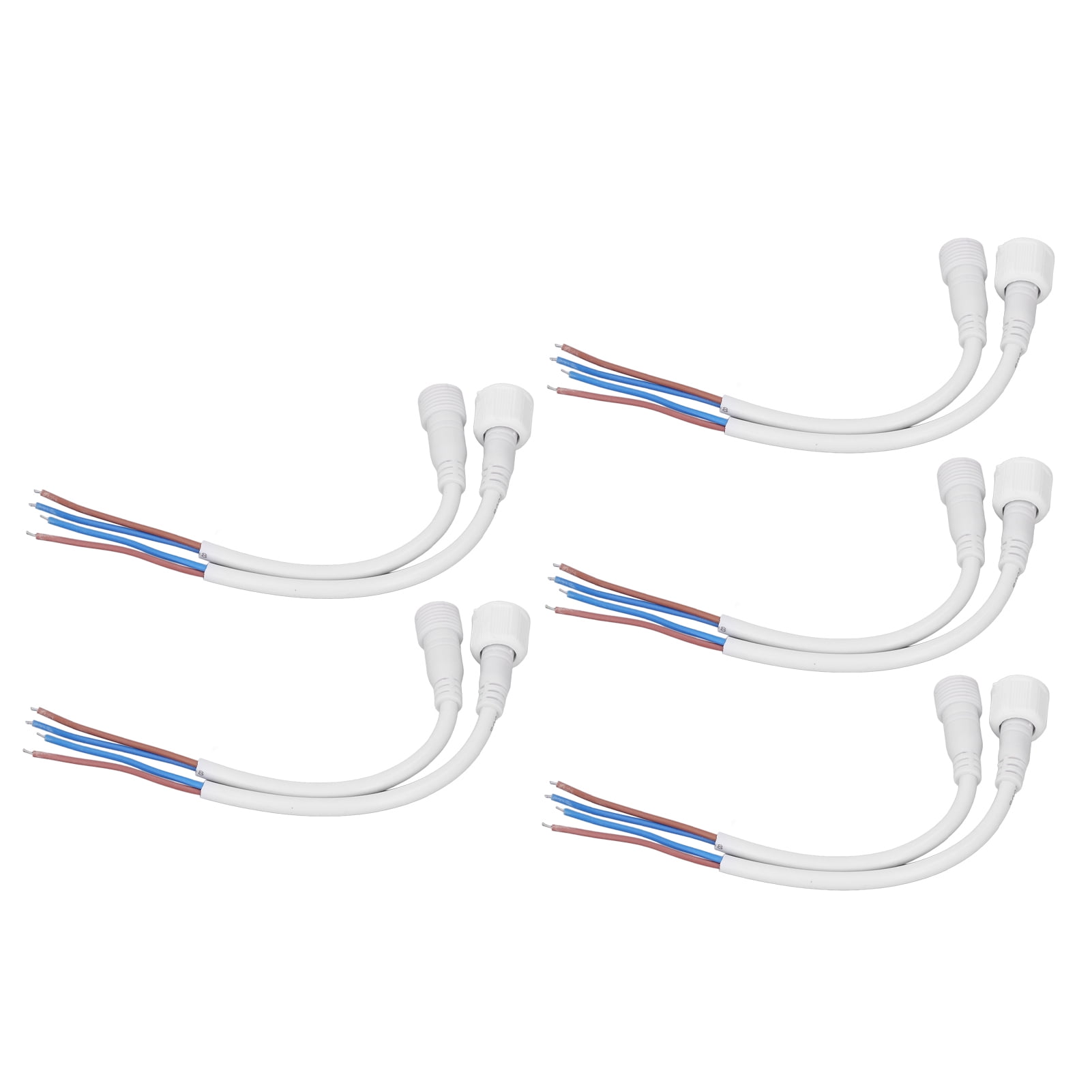 Neyseki 5 Sets 2 Pin Electrical Connector Waterproof Male and Female ...