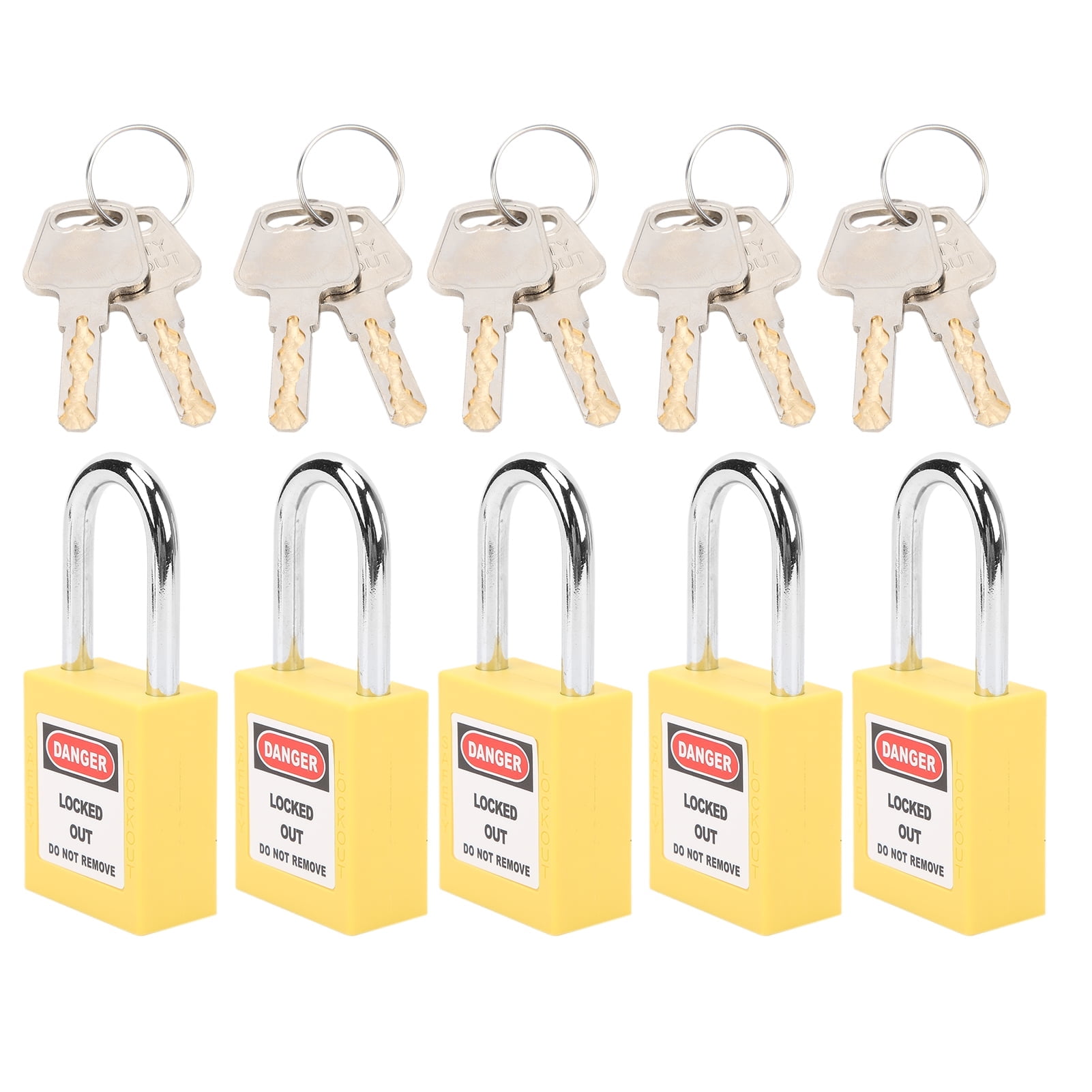 5 Sets 38mm Lockout Tagout Station with Loto Devices Lock Out Tag Out ...