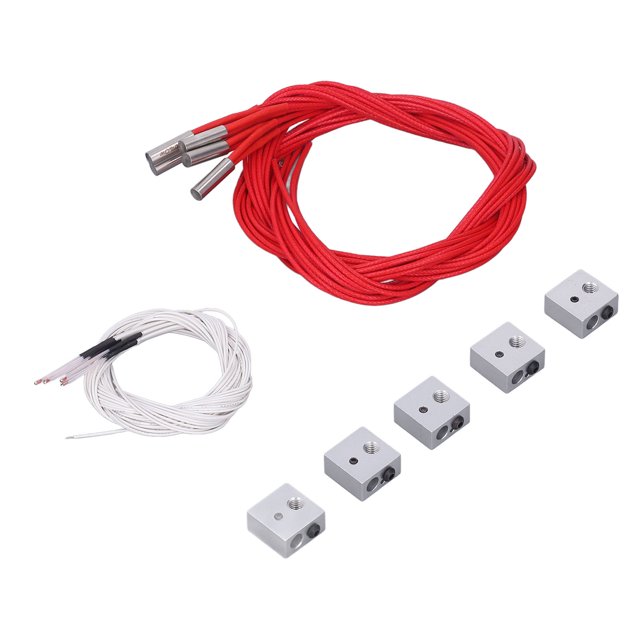 5 Sets 3D Printer Heater Block NTC 3950 100K Thermistor Accessory Kit ...