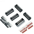 5 Sets 5 Positions Dual Row Screw Terminal Strip Blocks 5 Positions ...