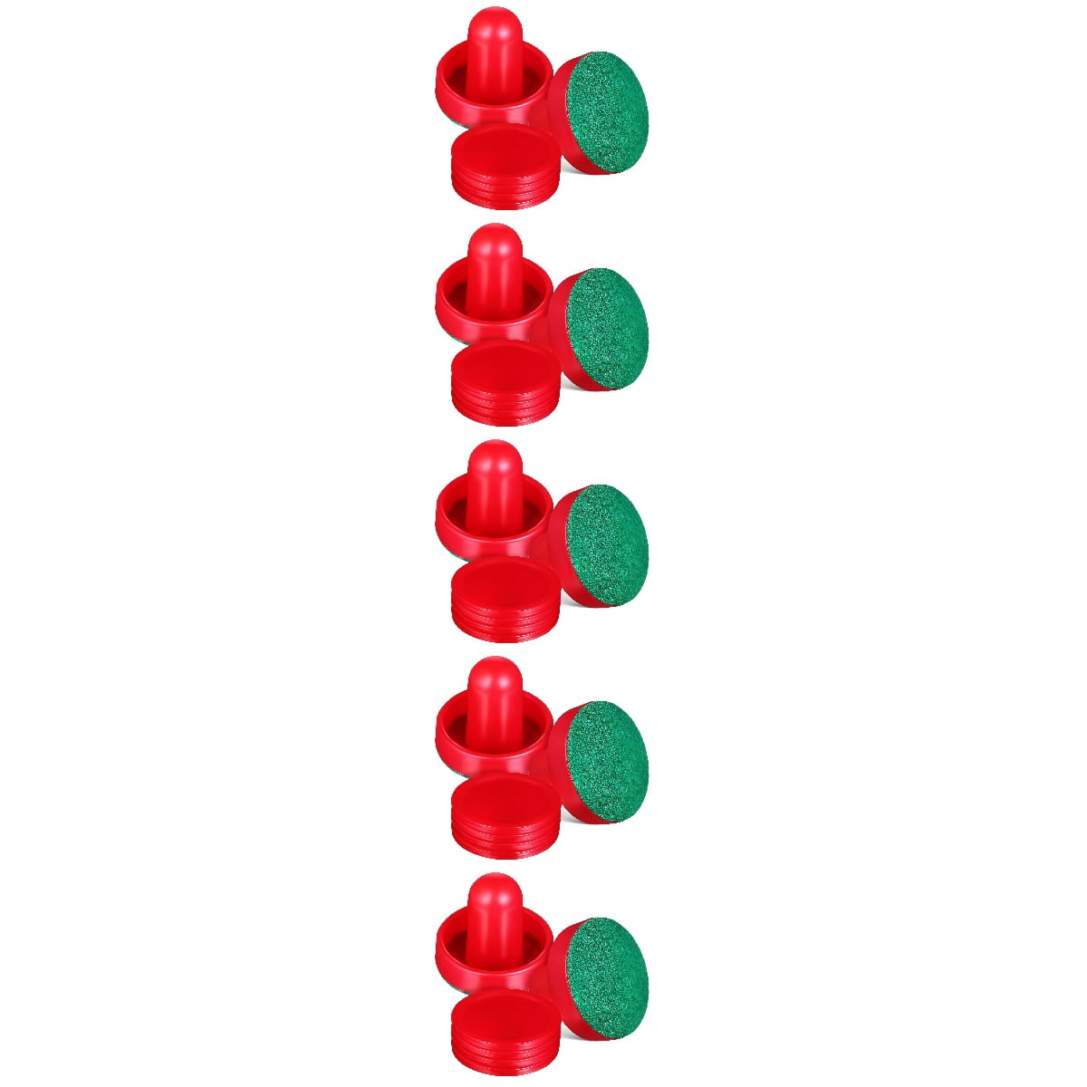5 Sets Air Hockey Table Pucks and Pushers with Putter Sliders and ...