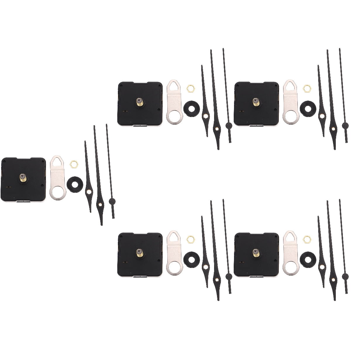 5 Sets Battery Digital Clock Alarm Clocks Silent Wall Powered DIY ...
